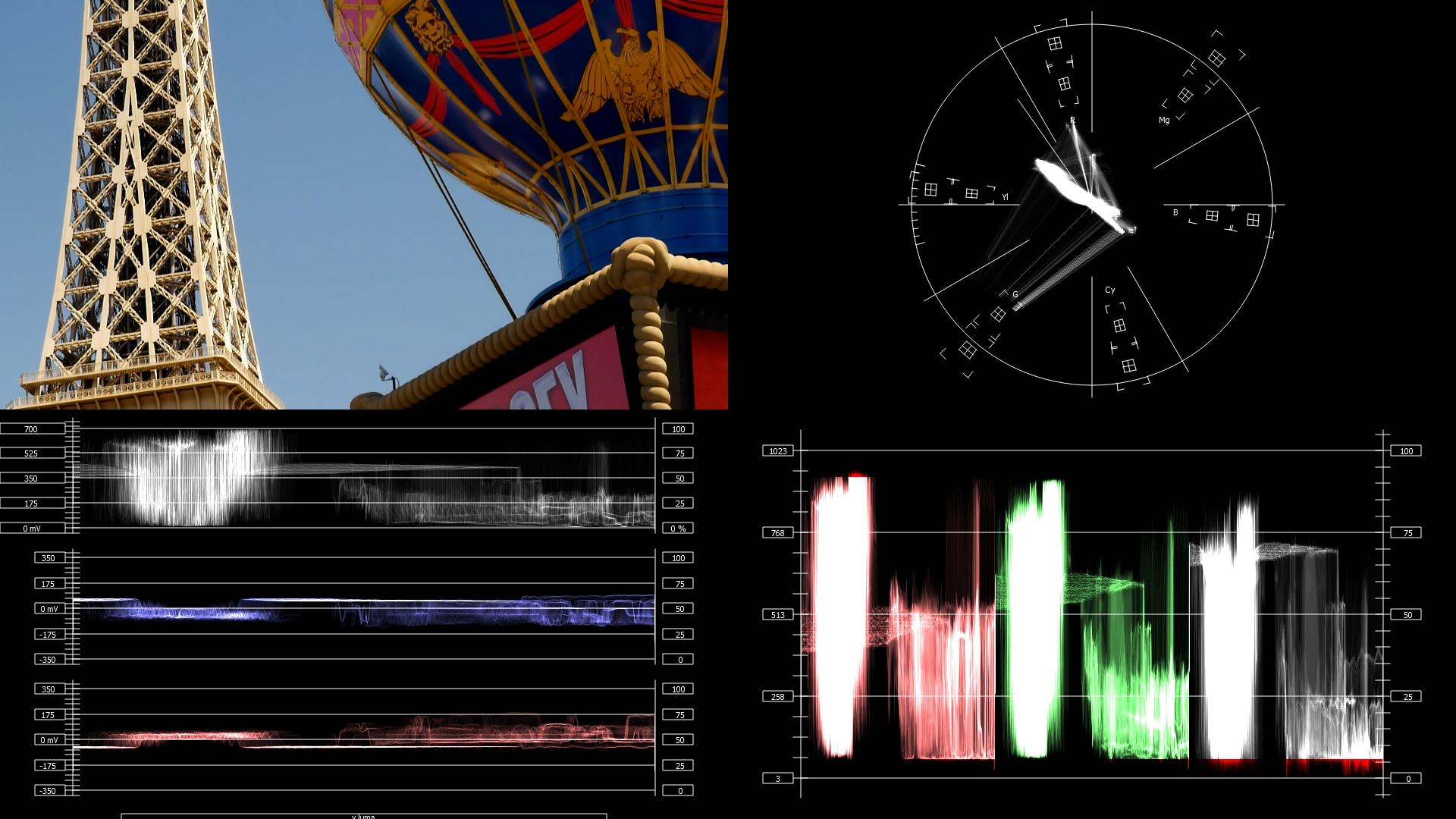 HDRScope - HDR/HLG/WCG waveform/vectorscope /audioscope/captions